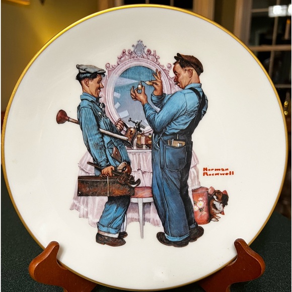 Danbury Mint | Other | Norman Rockwell Danbury Mint Plate | Poshmark